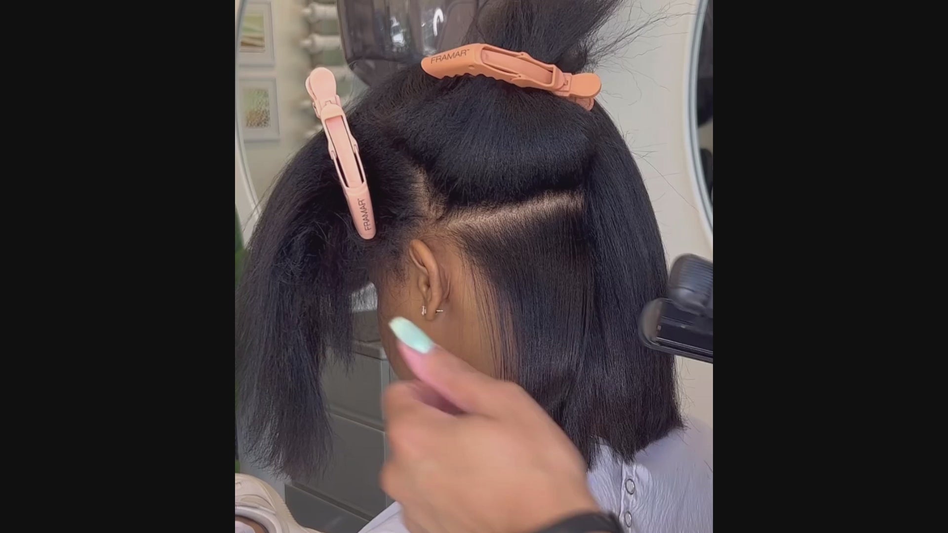 Comb Straightener: Flat Hot Comb Hair Straightener – The Grip Comb